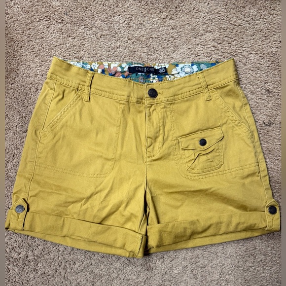 one 5 one | Shorts | One 5 One Mustard Cargo Shorts | Poshmark